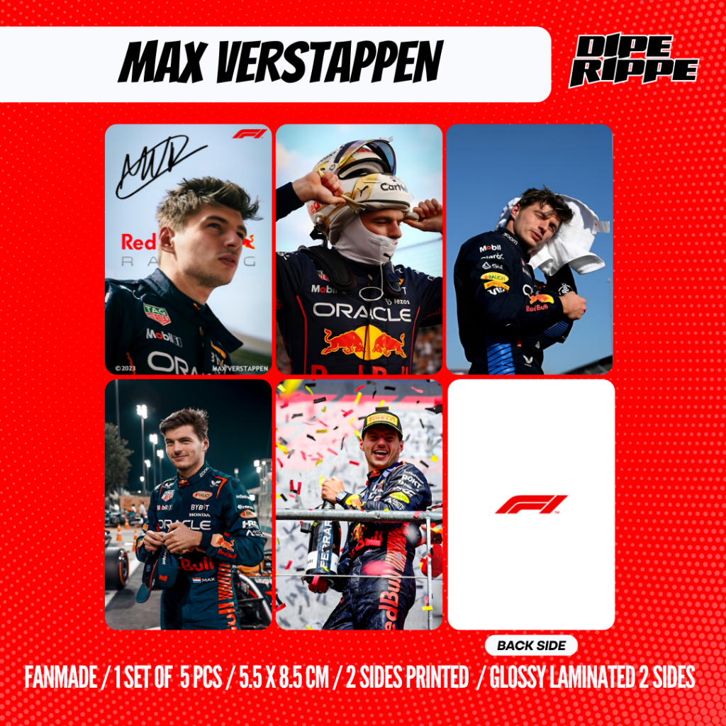 F1 DRIVER PHOTOCARD - MAX VERSTAPPEN | Shopee Philippines