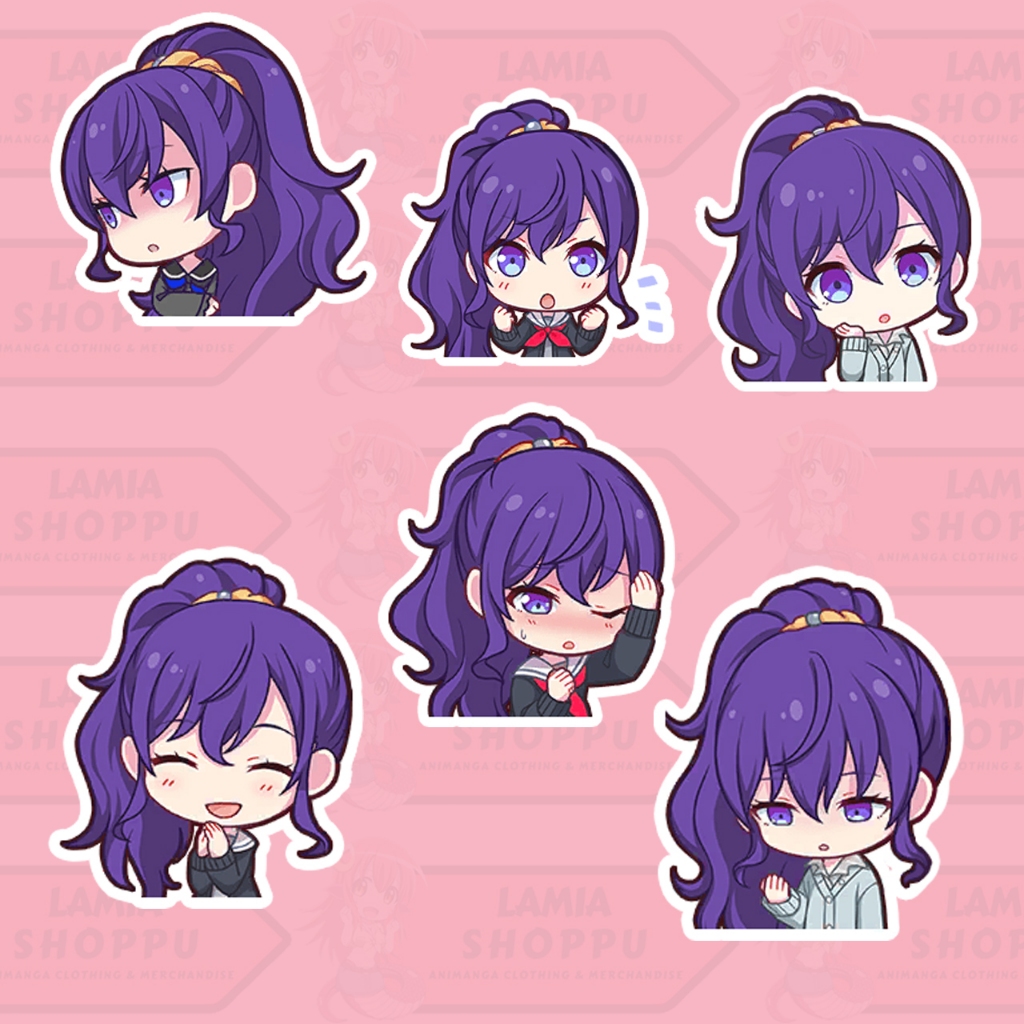 Sticker Project Sekai Mafuyu | Asahina Mafuyu Chibi 25-ji Vinyl Sticker ...