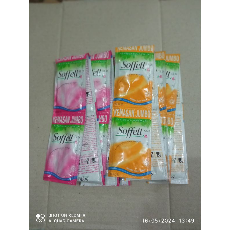 Soffell Jumbo sofel/ sachet contains 6 | Shopee Philippines