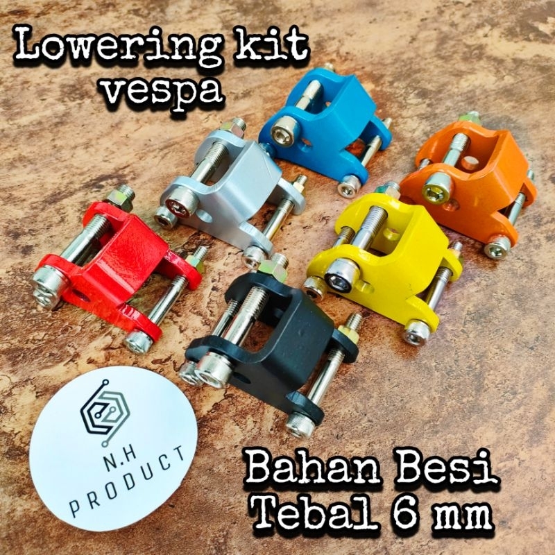 Lowering Kit Vespa Sprint Primavera Lx S Zelioni Custom Rear Shock ...