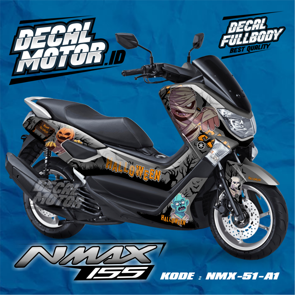 Sticker DECAL NMAX 150 155 FULLBODY 2015-2019 HALLOWEEN SERIES - NMX ...
