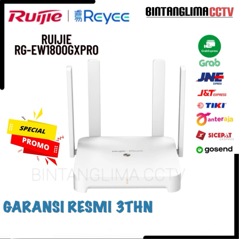 Ruijie RG-EW1800GX PRO 1800Mops Gigabit Mesh Router Wi-Fi 6 Dual-band ...