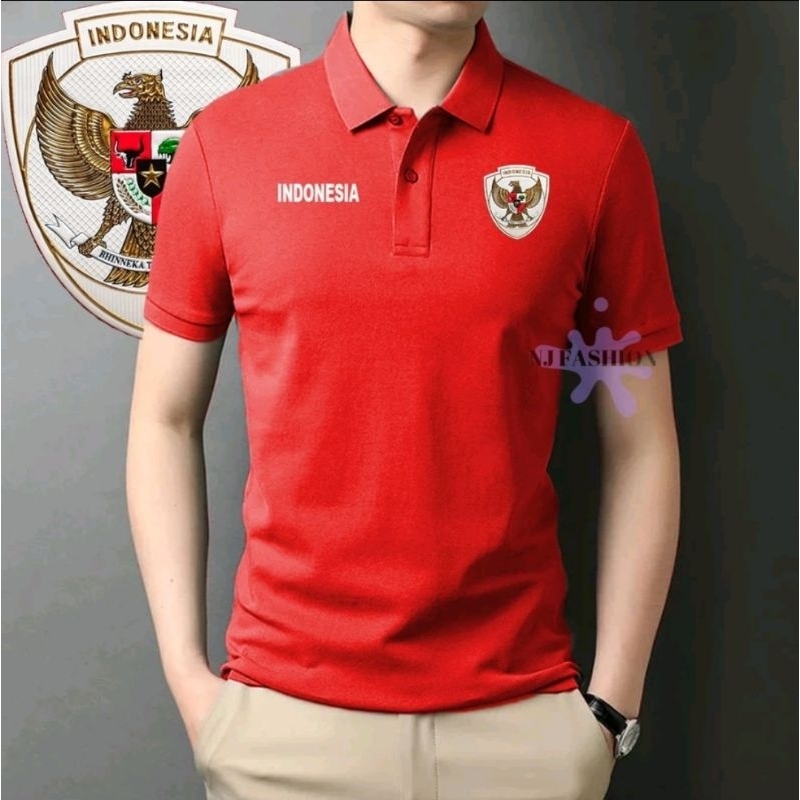 2024 Indonesian National Team polo Shirt / Latest ORIGINAL PREMIUM ...