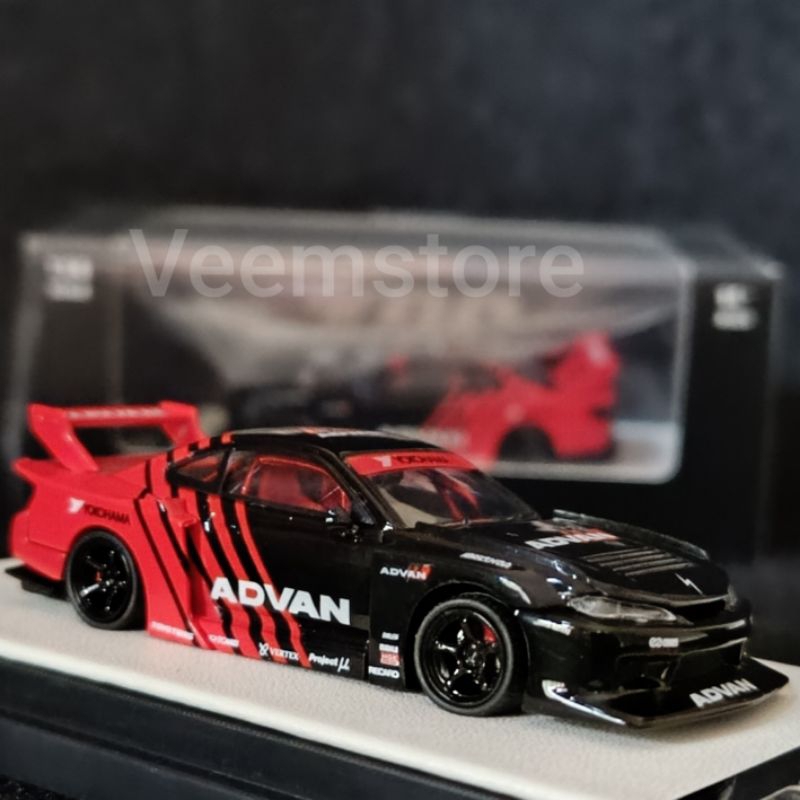 Die Cast 1:64 Nissan Silvia S15 LBWK Advan [TPC] | Shopee Philippines