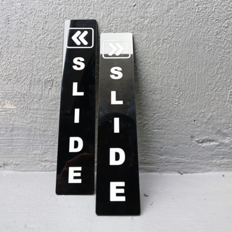 Right and left sliding door Sign | Slide door Sign | Shopee Philippines
