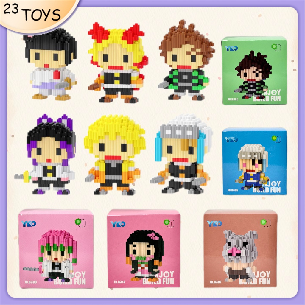 Nano Mini Block Demon Slayer Block Stacking Kamado Tanjirou Nano ...