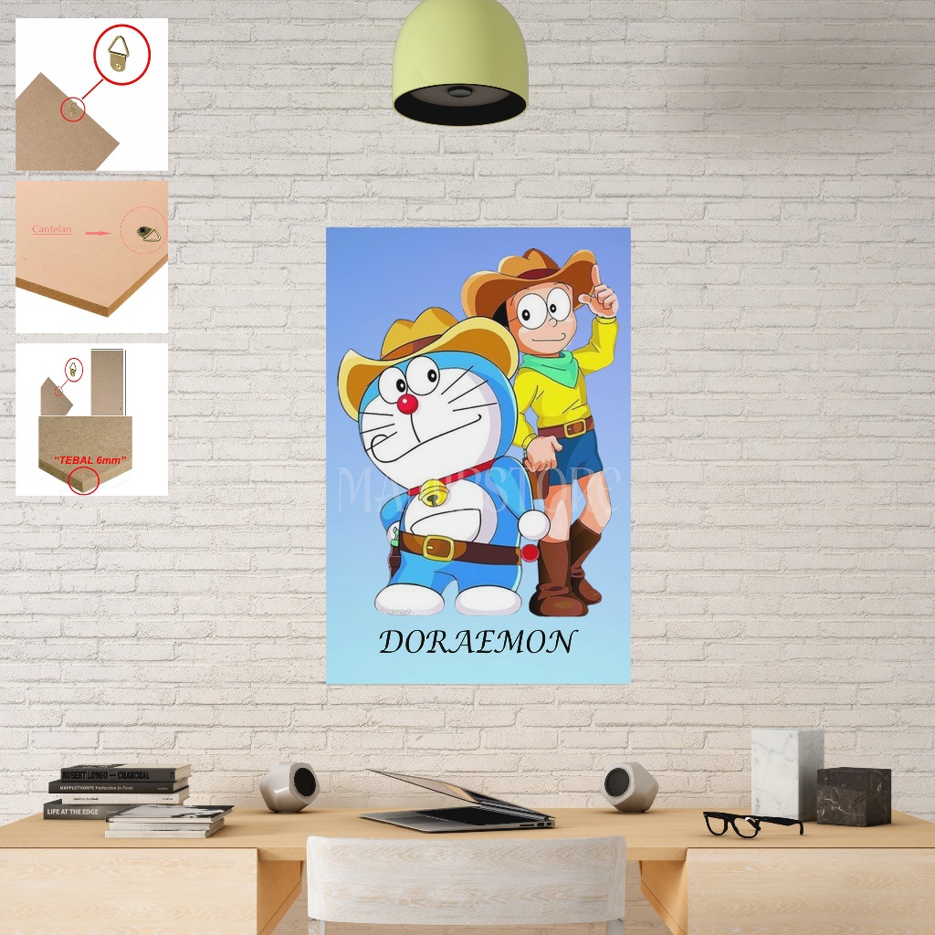 HIASAN DINDING Drm06 20x30 Doraemon Theme Wall Display, Kids Theme Wall ...