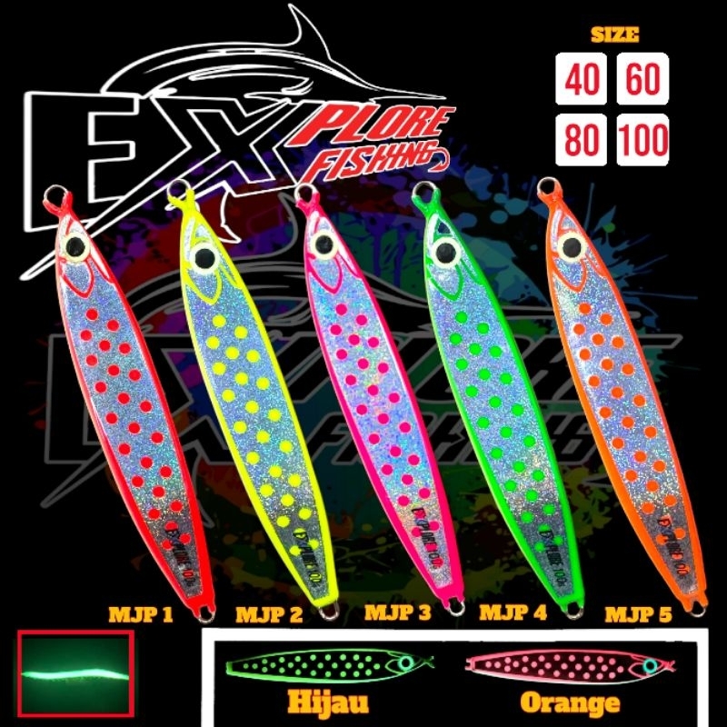 Polkado Explore Metal jig Fishing Bait | Bone Jig | 40G | 60G | 80G ...