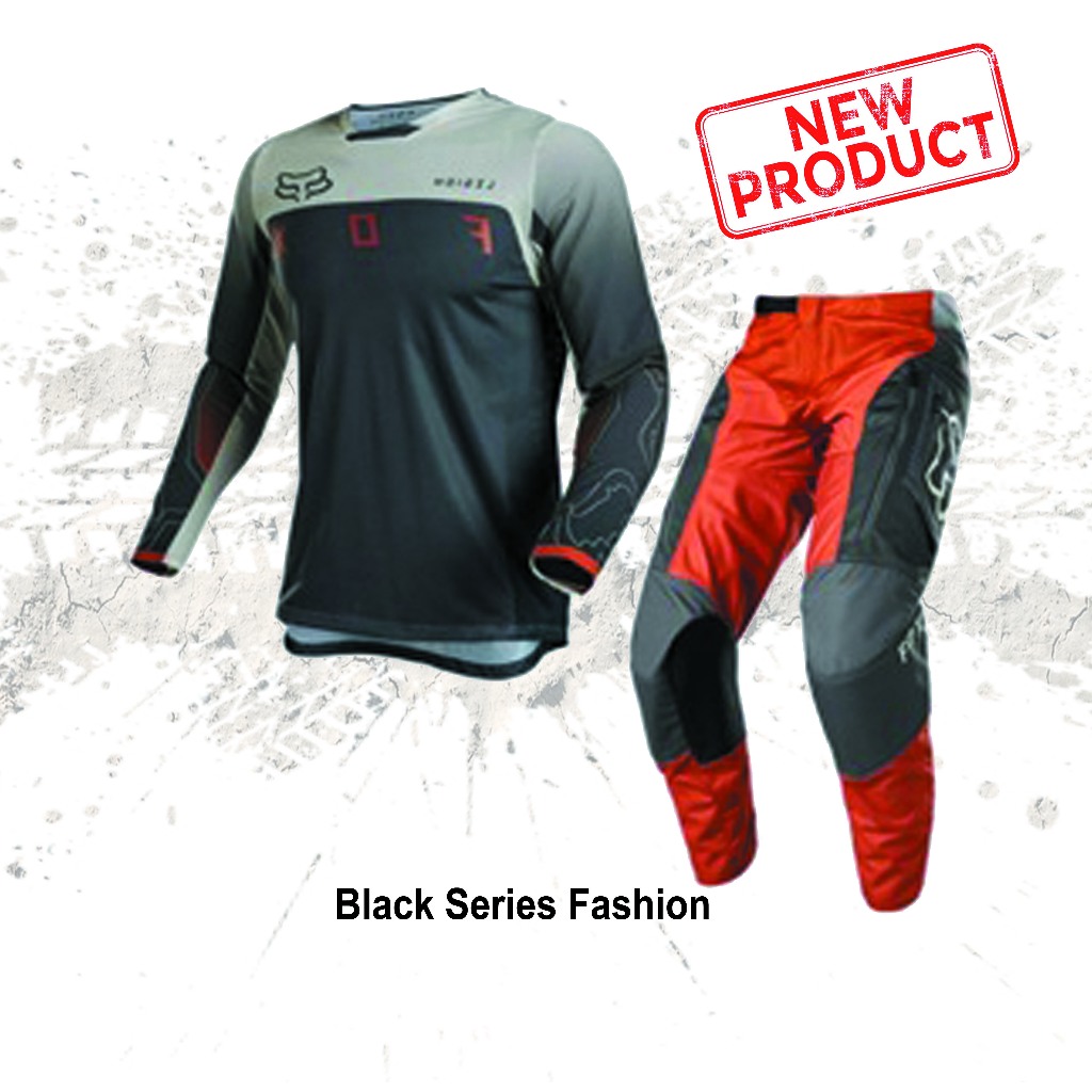 HITAM MERAH Jersey Antemt trabas adventure Shirt Pants cros trail cross ...