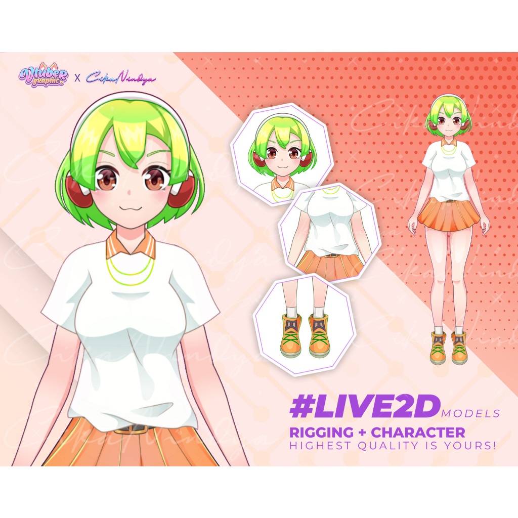 Ready to Use Live2d Models for Vtubers Starting from Streaming Now, Vtuber Live2d Avatars ...