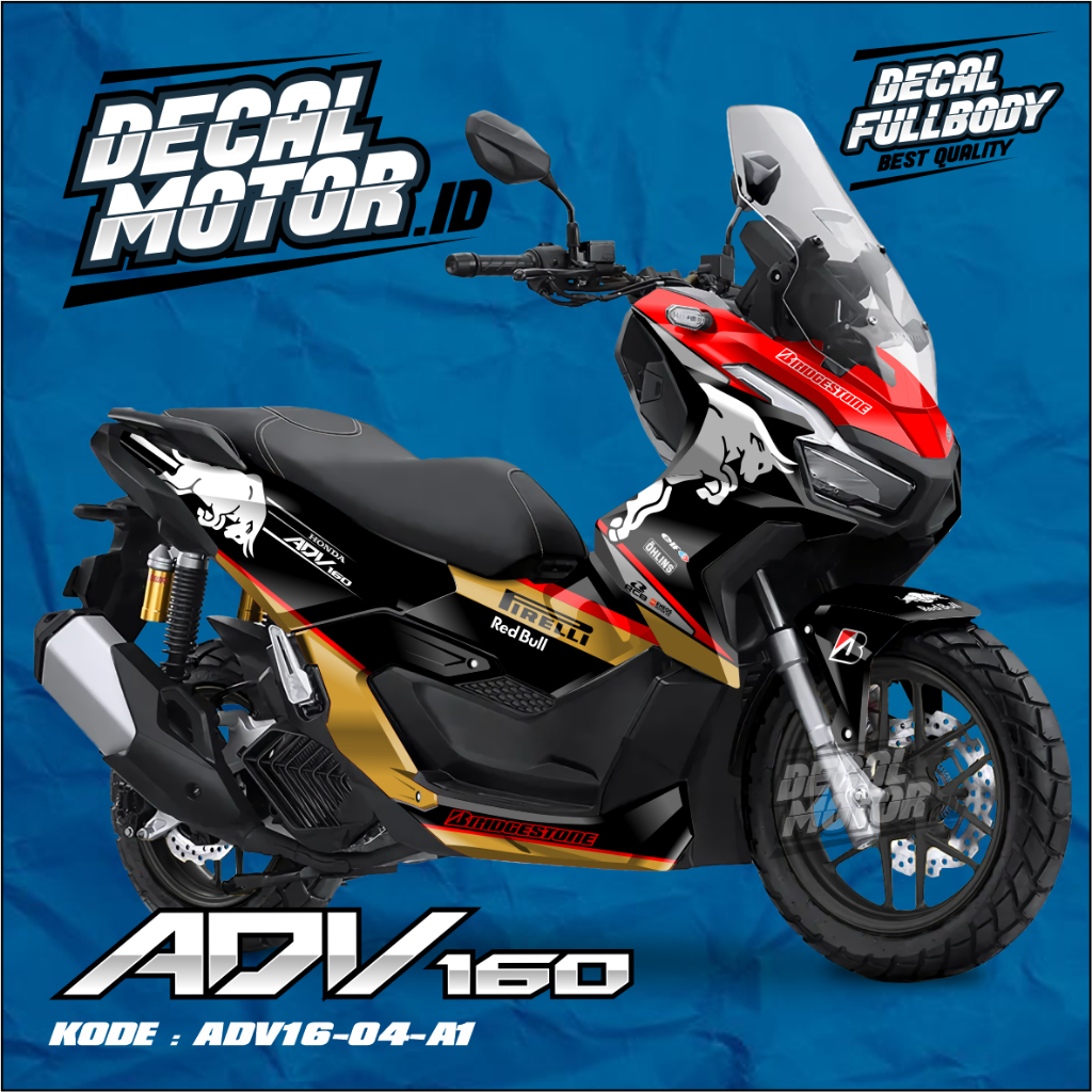 Full Body ADV 160 Premium Racing 2022 Decal Sticker with Viral Motif ...