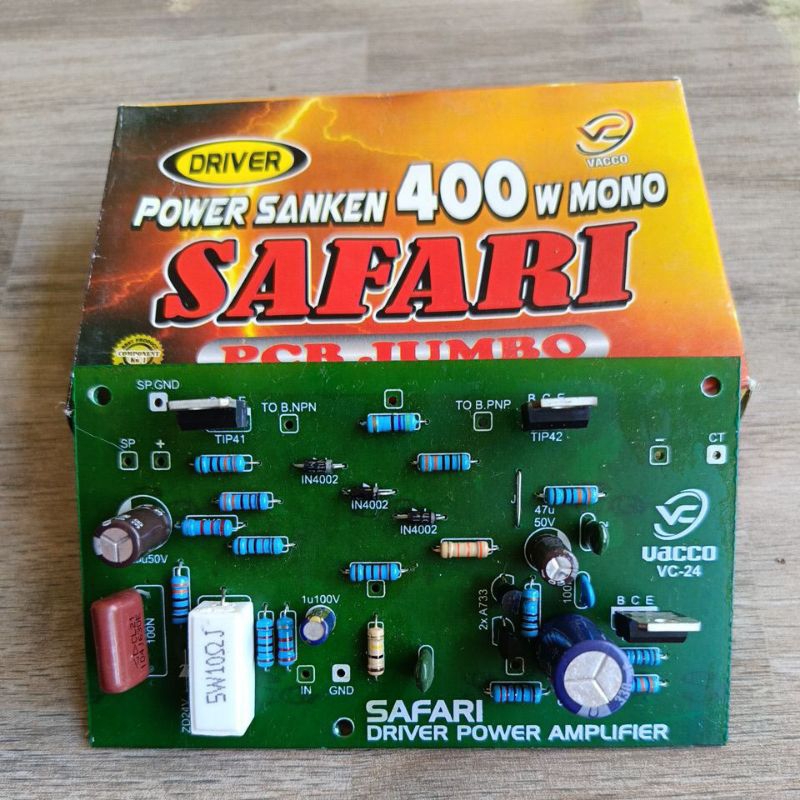 Driver Sanken 400 W Mono SAFARI PCB Jumbo by vacco | Shopee Philippines