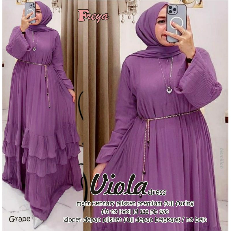 FREYA Viola Dress (Booked) | Shopee Philippines