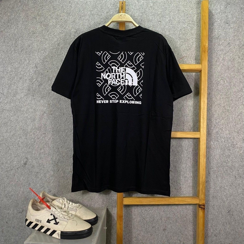 Tnf THE NORTH FACE BOX LOGO FULL PRINT BLACK | Shopee Philippines