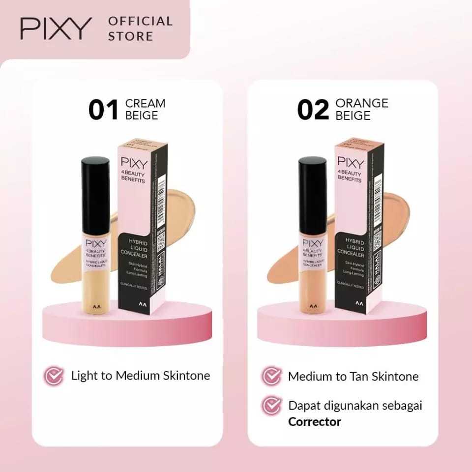MEMEY PIXY 4 Beauty Benefits Hybrid Liquid Concealer - Corrector | Shopee Philippines