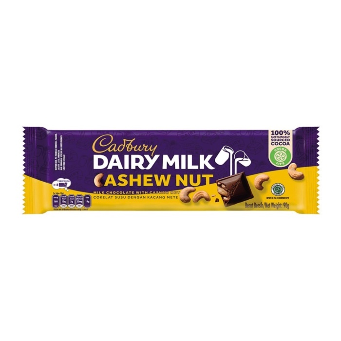 Cadbury dairy milk cashew nut 62g - cadbury cashew nut | Shopee Philippines