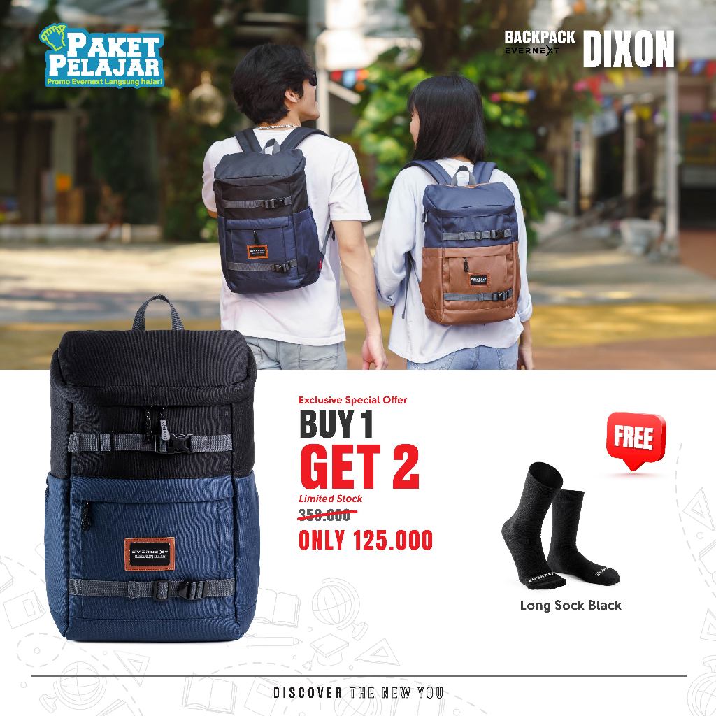 (BUY 1 GET 2) Men's Laptop Backpack Dixon Men's Backpack Men's Backpack ...