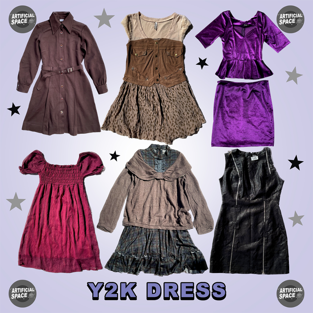 Y2k Dress | Y2k Brocade suit skirt | Korean Style Dress | Y2k Fairycore ...