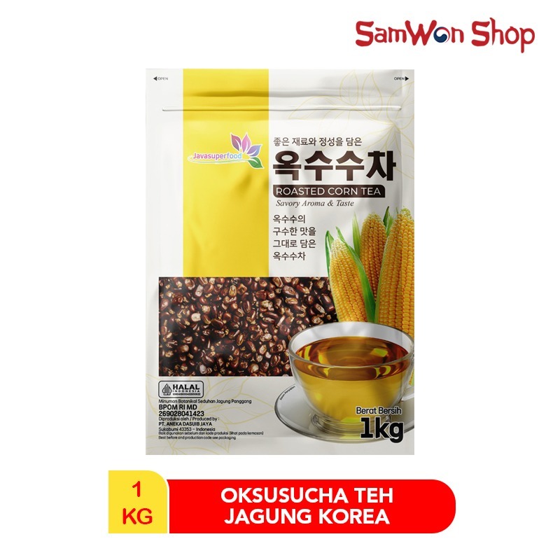 Oxysucha KOREAN ROASTED CORN TEA 1 KG - OXYSU CHA KOREAN ROASTED CORN ...