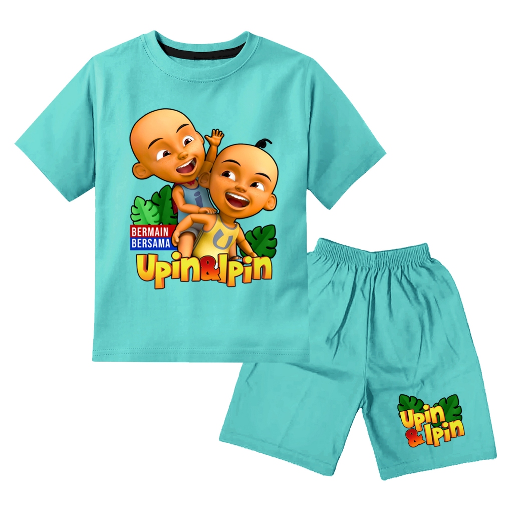 KATUN Boys' t-shirt set with upin & ipin motifs aged 1-10 years ...