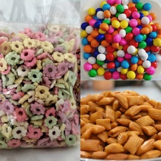1kg SNACK Of Cherry Blossoms PANG PANG CHACHA Rainbow Ball LEBARAN ...