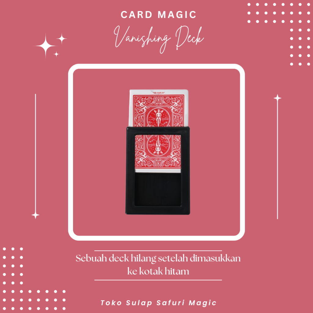 Vanishing Deck Magic Tool - Lost Card Magic - Magic Cards - Card Tricks - Magic Cards - Magic ...