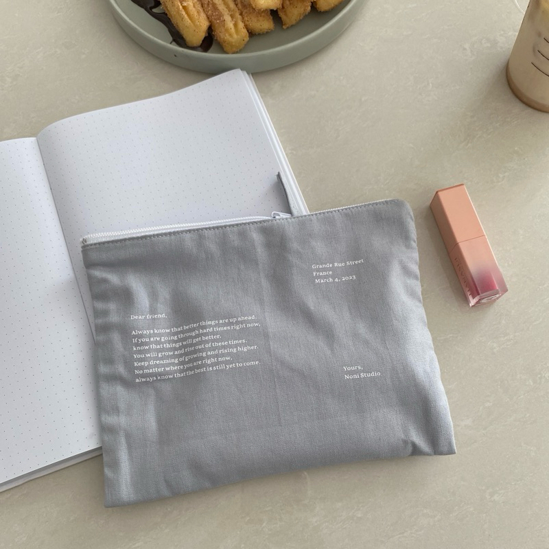 KATUN Aiko Zipper Pouch Aesthetic Multifunctional Cute Make Up Pouch ...