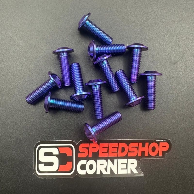 Disc brake Bolts Titanium disc disc Bolts GR5 M8 Original Vietnam disk ...