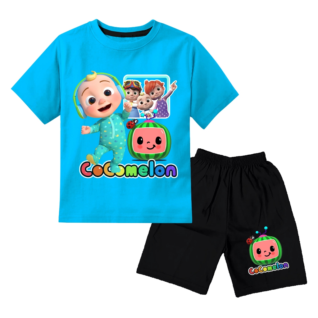 KATUN Boys' t-shirt sets with cocomelon motifs aged 1-10 years, premium ...