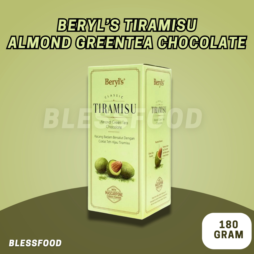 Beryl's Classic Tiramisu Almond Green Tea Chocolate [Expired 2025 ...