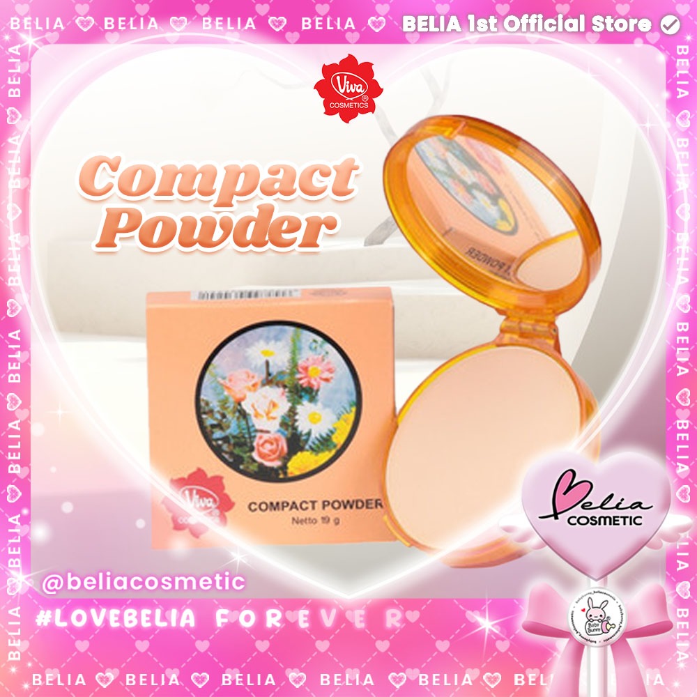Belia VIVA Compact Powder Standard Classic Pressed Powder 19g | Shopee ...