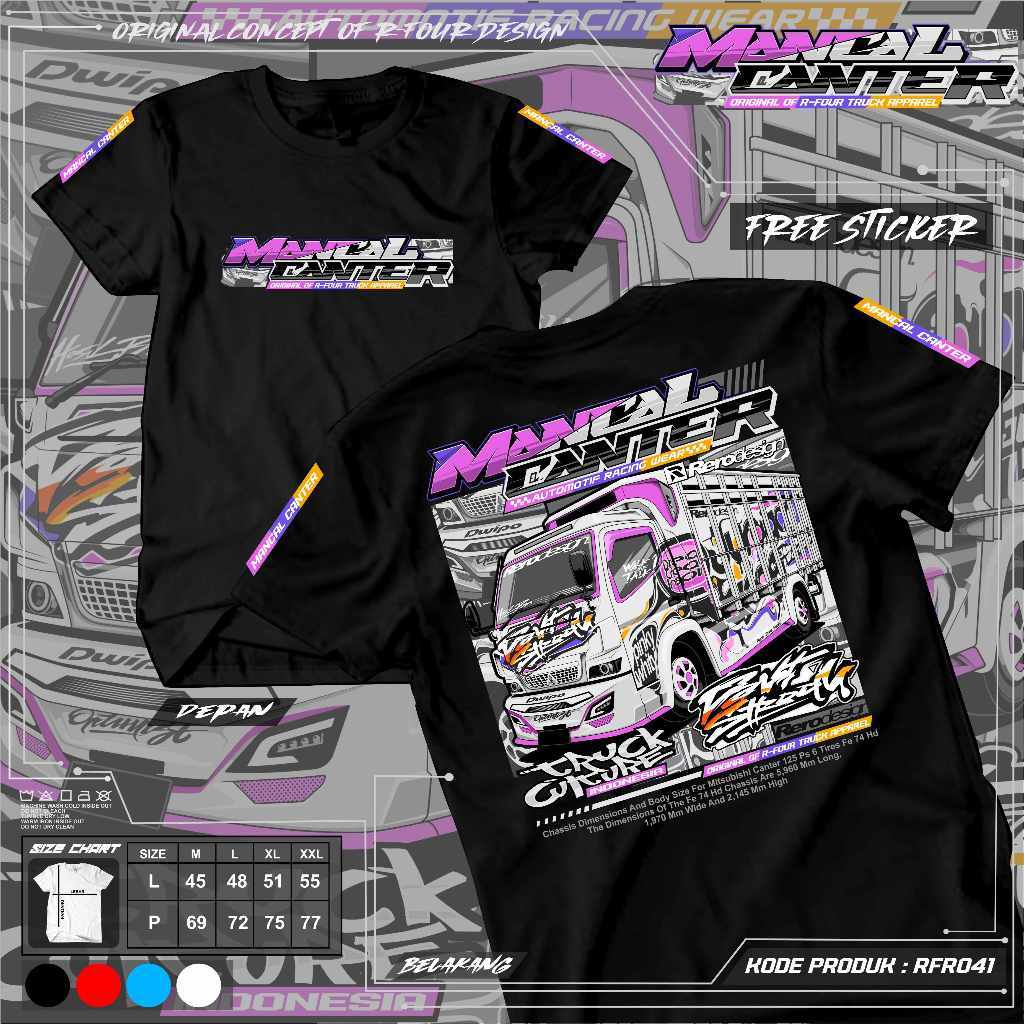 CANTER DRIVER T-SHIRT rfr041 CANTER CANTER TRUCK T-SHIRT TRUCK MANIA T ...