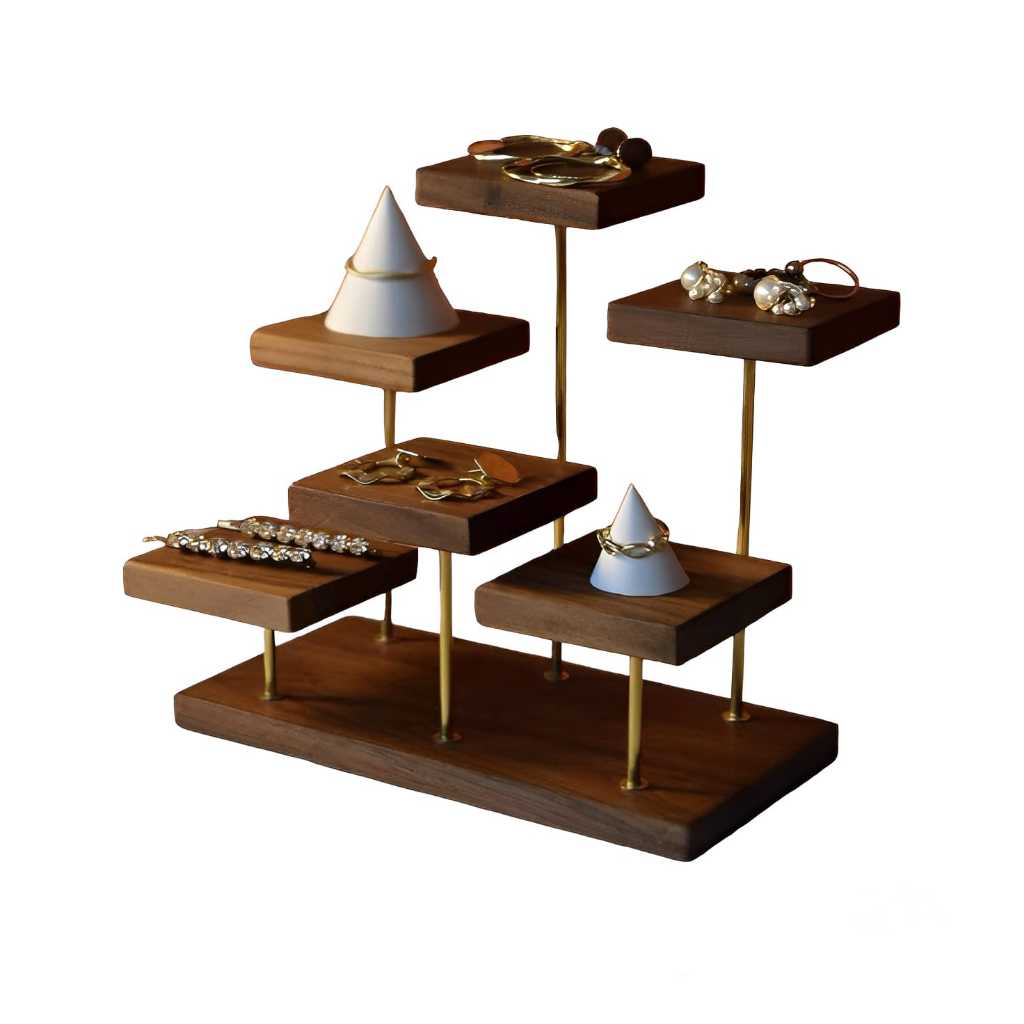 KAYU Ring Bracelet Accessories Display Stand Mini Stand Wooden ...
