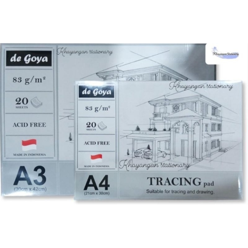 De Goya Tracing Pad A3 | Tracing Paper 83gsm | Shopee Philippines