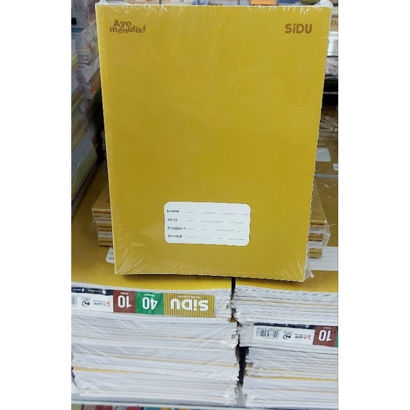 (3 books) Sidu Writing Book 40 sheets Quarto brown cover 21x14,8 cm ...