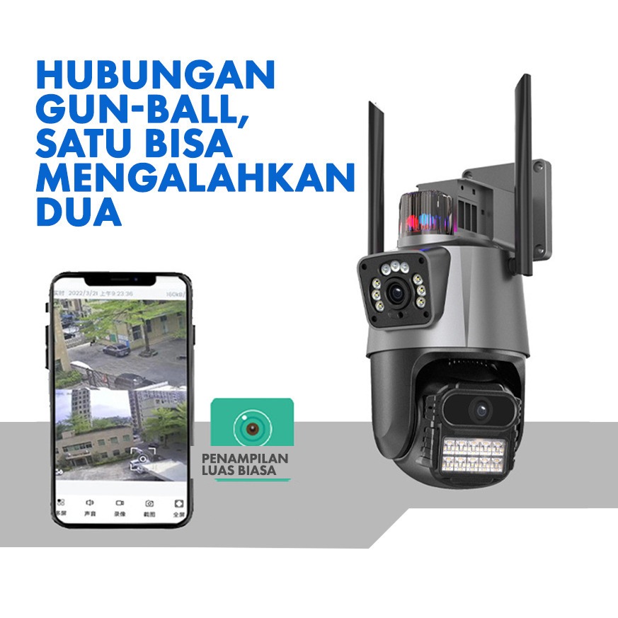 Sonix IP Camera SCM01 CCTV 8MP 4K Dual Lens Outdoor Wifi Camera Outdoor ...