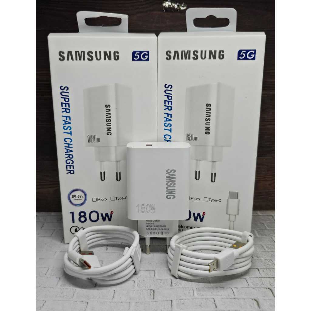 Charger SAMSUNG GALAXY A14 5G 180W SUPER FAST CHARGER VOOC USB Cable ...