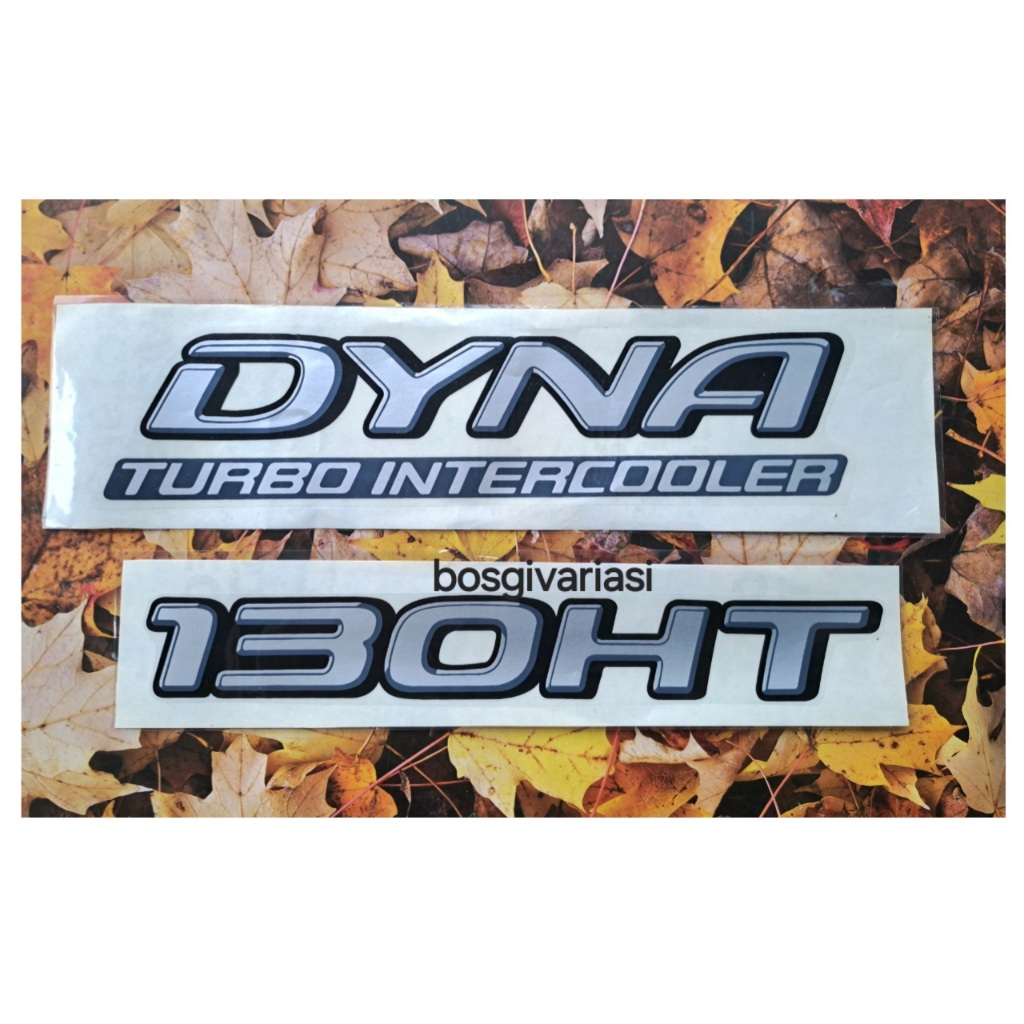 Dyna turbo intercooler Sticker 130ht dyna 1set/dyna Truck Sticker/turbo ...