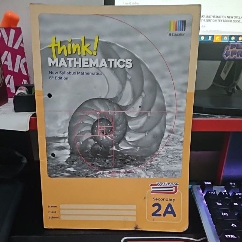 Second Hand Book THINK! Mathematics NEW SYLLABUS 8TH EDITION WORKBOOK ...