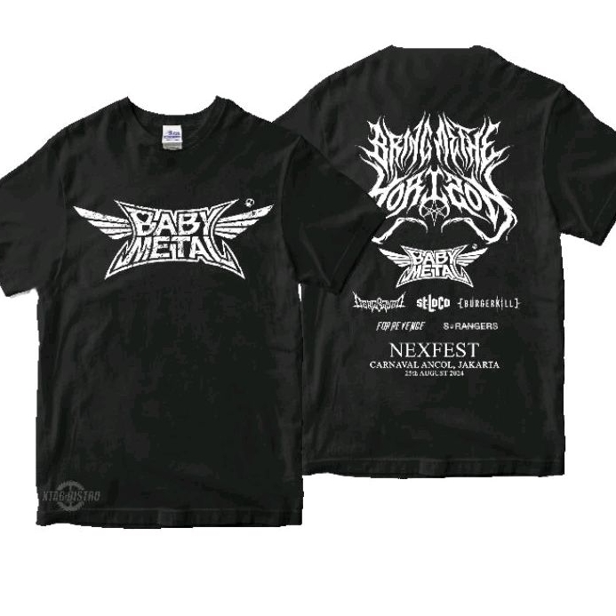 Baby metal NEXFEST t-shirt, bmth metal baby band t-shirt | Shopee ...