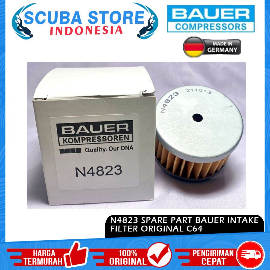 N4823 Spare Part Intake Filter Compressor Bauer C64 Tube Filling ...