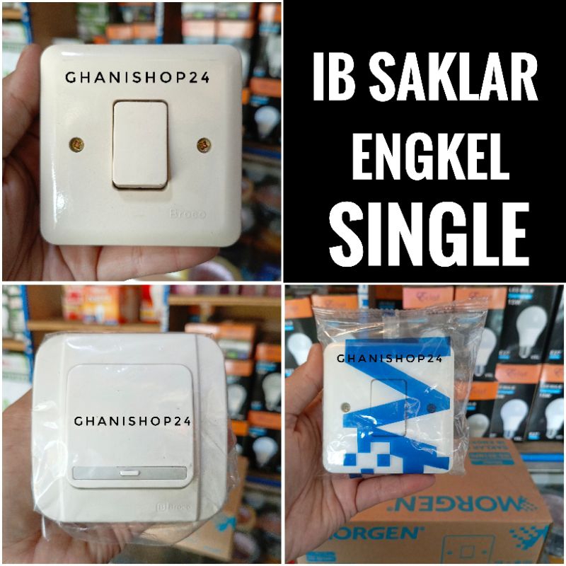 IB ENGKEL Switch IB SINGLE Switch Broco IB ORI ENGKEL switch IB GENUINE INBOOW ENGKEL switch ...