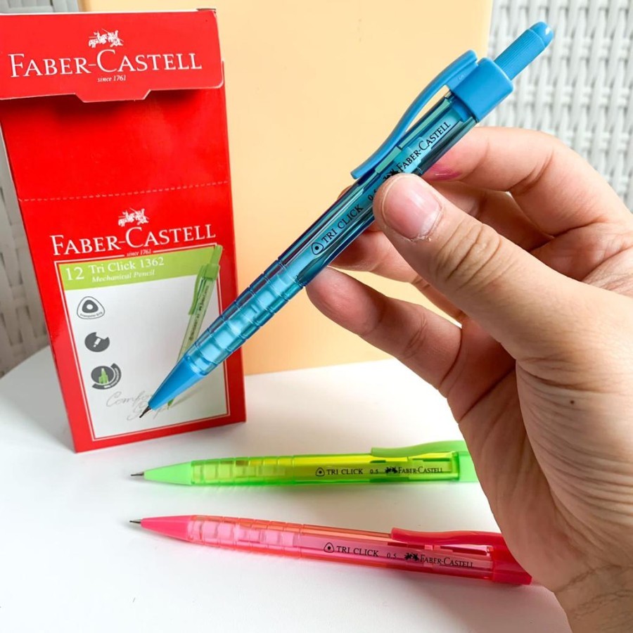 Faber CASTELL Mechanical Pencil 2B 1PCS READY 3 Colors There Is A ...
