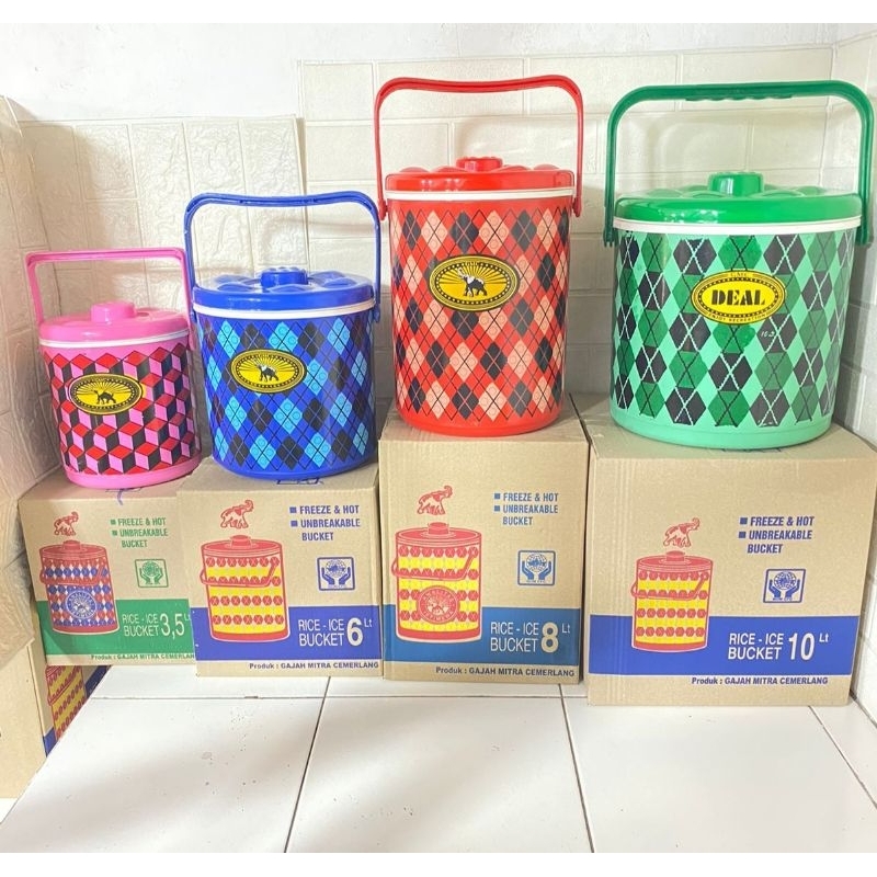 TERMOS Gmc multipurpose ice thermos/rice thermos/rice ice bucket ...
