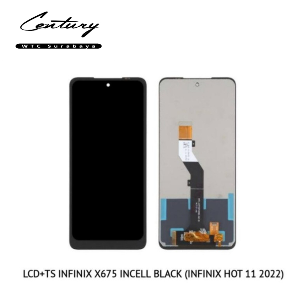 Lcd+ts COMPLETE INFINIX X675 INCELL BLACK (INFINIX HOT 11 2022 ...