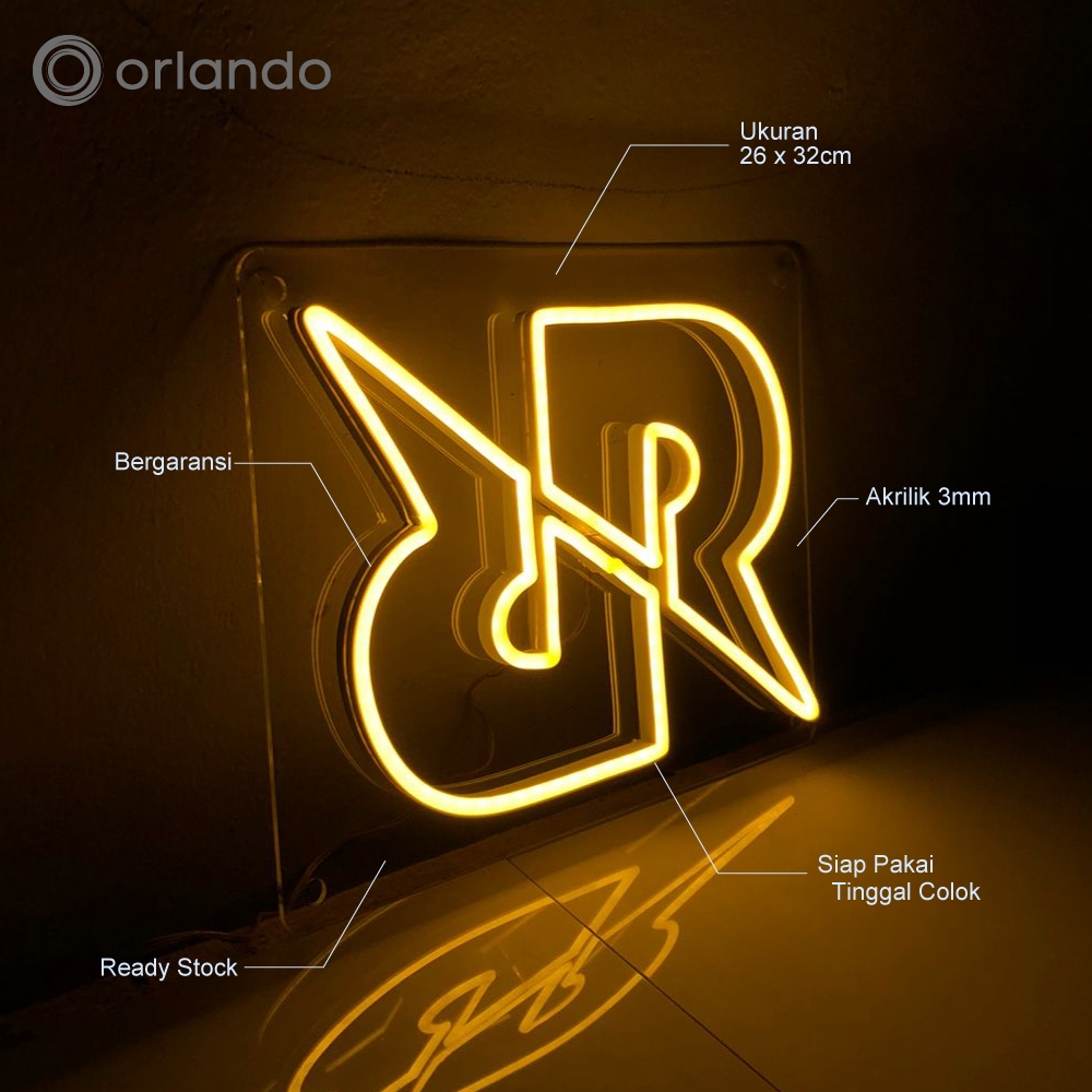 Rrq Logo Neon Sign | Neon LOGO RRQ | Shopee Philippines