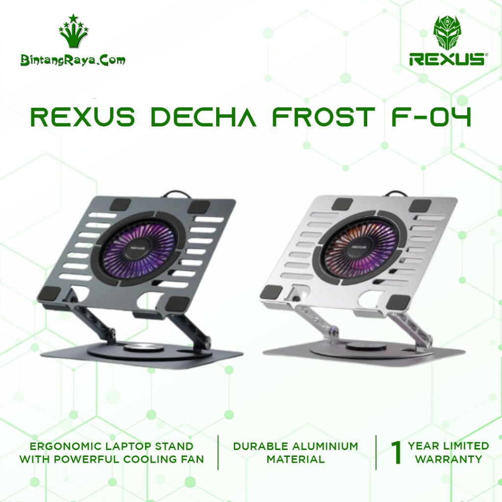Rexus Decha Frost FP04 Laptop Stand/Rexus Decha Frost FP-04 360 ...