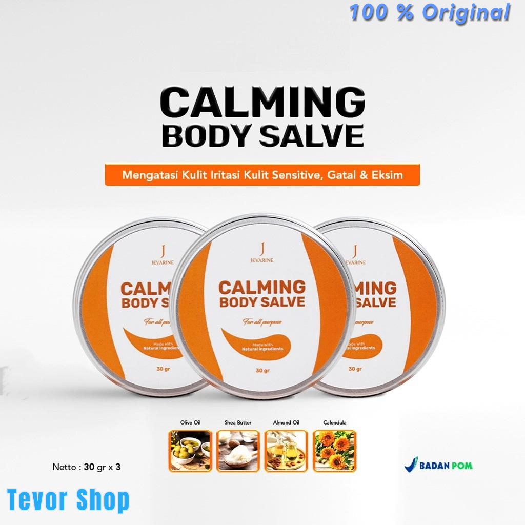 3 Pcs JEVARINE Calming Body Salve, Ointment to Treat Irritated Skin ...