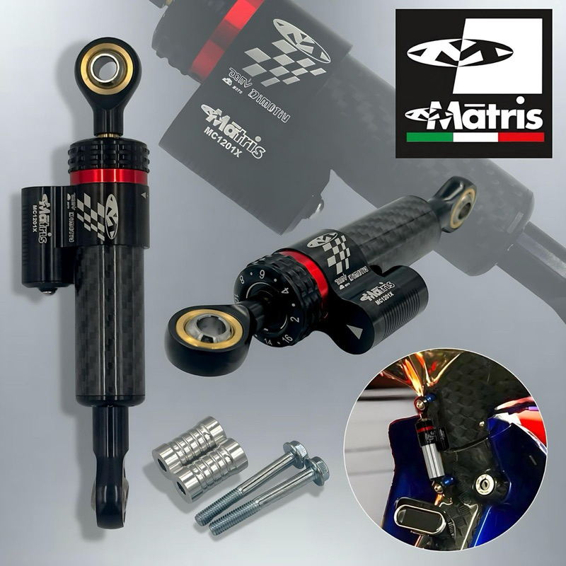 Carbon Silver Mini Handlebar Stabilizer Function 16 Click Mini Midget ...