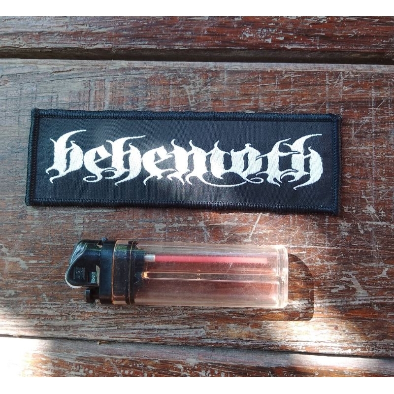 Behemoth - Black Metal - Woven Patch - Badge - Emblem - Metal Music ...